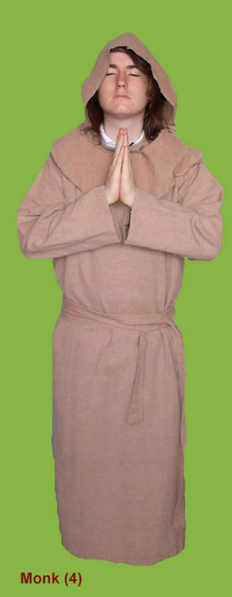 Monk (4) - Costume Cave
